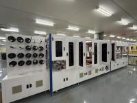China Auto Infrared Solar Panel Welding Machine 6800 pcs/hour Capacity for 166-210mm Cells for sale