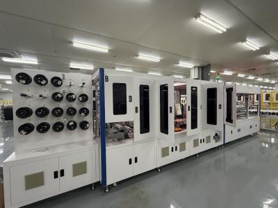 China Auto Infrared Solar Panel Welding Machine 6800 pcs/hour Capacity for 166-210mm Cells for sale
