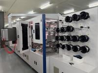 China Auto Infrared Solar Panel Welding Machine 6800 pcs/hour Capacity for 166-210mm Cells for sale