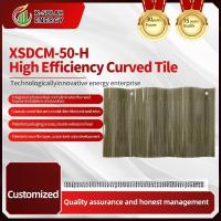 China XSDCM-50-H Curved Photovoltaic Solar Tiles - 50W TOPCon Cells, 2400Pa Snow Load, 25A Max Current for sale