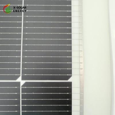 China 580W Thin Film Flexible Solar Panel with 23.8% Efficiency and 9.1kg Weight for BIPV Applications for sale