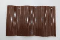 China 50W Orange Solar Panel 685x420mm TOPCon Cell High Efficiency Curved Tile for Decoration for sale