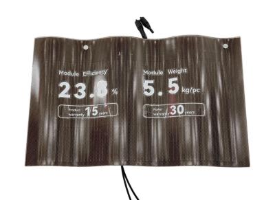 China BIPV Solar Roof Tiles 50W High Efficiency Curved Tile TOPCon Cell DC 1000V 1500V IEC for sale