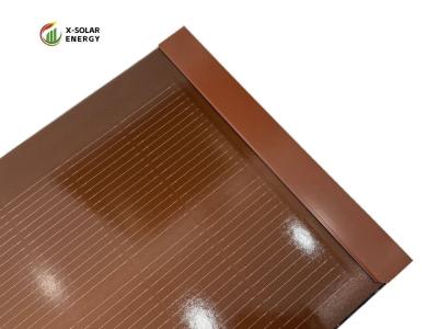 China 120W Flat Tile BIPV Solar Panel Double Glass Semi-Transparent 12.89A Optimum Operating Current for Greenhouses for sale