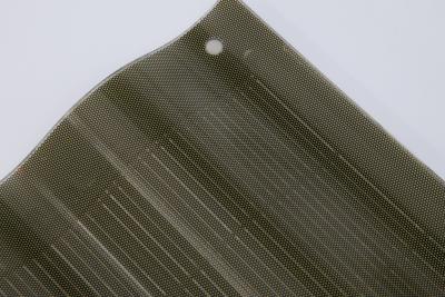 China Hantile Curved Solar Roofing Slate Tiles Shingle BIPV 50W Photovoltaic Power System 685x420mm for sale