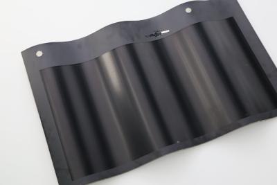 China 685x420x9mm Curved Solar Tile 50W TOPCon Photovoltaic Shingles for Roof for sale