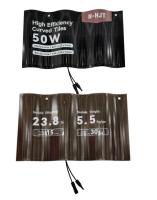 China BIPV Solar Roof Tile 50W Curved Solar Shingle Hanergy Hantile Thin Film Module 685x420mm for sale