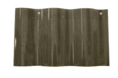 China Whayo 50W Curved Solar Roof Tile Waterproof TOPCon Cell 685x420mm IP68 BIPV Building Integrated Photovoltaic for sale