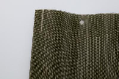 China Rosenpv 50W Curved Solar Tile BIPV Panel TOPCon 210mm Cell for Household Roof Power System for sale