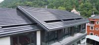 China BIPV Integrated Mono Solar Panel Floor Tiles 40W Renewable Flat Photovoltaic Solar Tiles 1630x440mm for sale