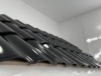 China 50W Home Energy Solar Curve Roof Tiles 8.62A Short-Circuit Voltage Black Solar Panel Roof Tiles for sale