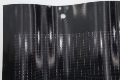 China Sunerise BIPV Solar Roof Tile 50W Waterproof Curved Arched Tile 685x420x9mm TOPCon 9 Cells for sale