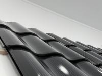 China 50W BIPV Curved Roof Shingles Mono Integrated Solar Panel Tiles 685x420mm 5.5kg for sale