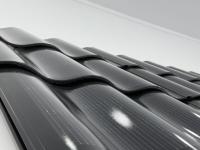 China Solar Energy Roofing Tile 50W Curved PV Roof Tile 685x420mm Customized Size for sale