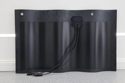 China BIPV Curved Solar Roof Tile 685x420mm 9pcs TOPCon Cell Integrated PV Tile for Villa for sale