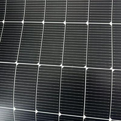 China 580W Flexible Solar Panel BIPV Module 9.1kg Lightweight TOPCon Cell Photovoltaic Panel for sale