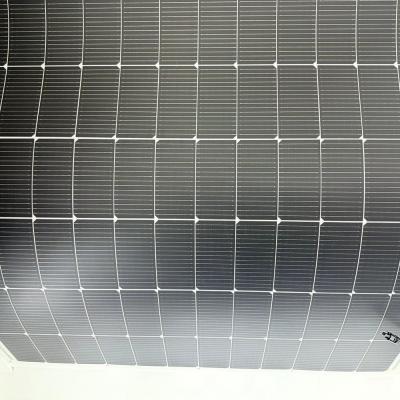 China Flexible Transparent 580W BIPV Solar Panel TOPCon 144 Cells 2260x1219x3mm for Roof for sale