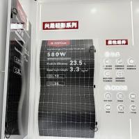 China 580W Flexible Solar Panel 25A Fuse BIPV Module for Curtain Wall Photovoltaic System for sale