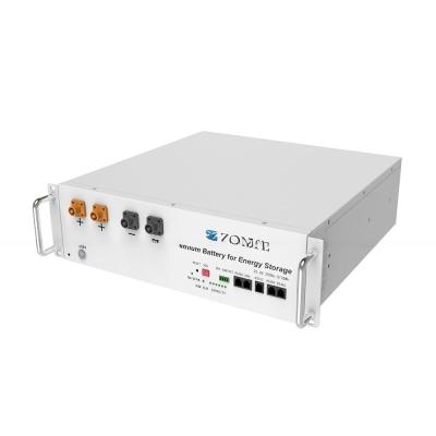 China 51.2V 100Ah Rack Mount LiFePO4 Battery - 5120WH Solar Energy Storage System with 6000+ Cycle Life for sale
