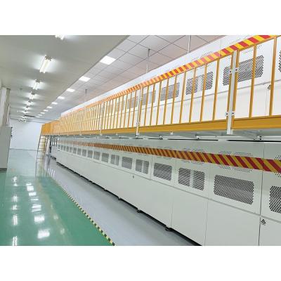 China MDF Thermal Film Laminating Machine with 2400x5500mm Pressure Area and 0.7-0.8MPa Compressed Air Pressure for Solar Module Production for sale