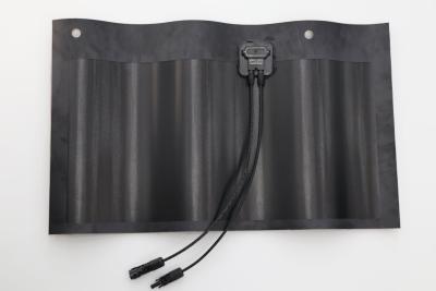 China 50W Curved Solar Roof Tiles with 23.8% Efficiency - BIPV TOPCon Cell Technology 685×420×9 mm for sale