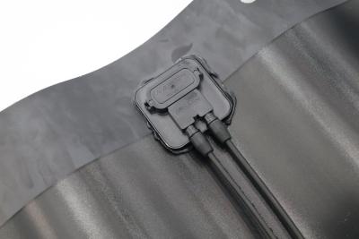 China X-Solar Energy Curved BIPV Roof Tiles 685x420mm with 2400Pa Load Capacity and DC 1000/1500V System Voltage for sale