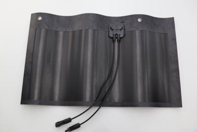China 50W Waterproof Curved Solar Roof Tiles with TOPCon Cells - 685x420mm BIPV Modules for Residential Installation for sale