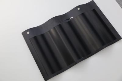 China Green Curved Solar Roof Tiles BIPV Photovoltaic Panel 50W 685×420×9mm TOPCon Cell Technology for sale