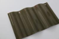 China Green Curved Solar Roof Tiles BIPV Photovoltaic Panel 50W 685×420×9mm TOPCon Cell Technology for sale