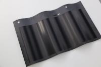 China Green Curved Solar Roof Tiles BIPV Photovoltaic Panel 50W 685×420×9mm TOPCon Cell Technology for sale