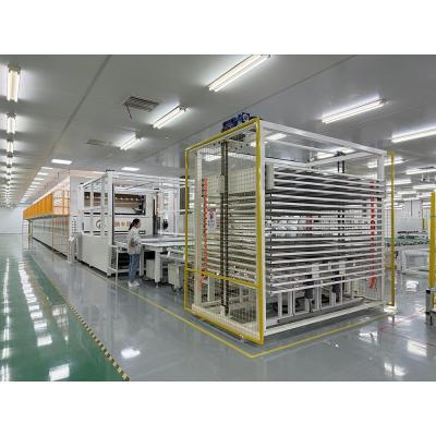 China Electric Driven Industrial One Step Roll Flute Laminating Machine 2400x5500mm for Solar Module Production for sale