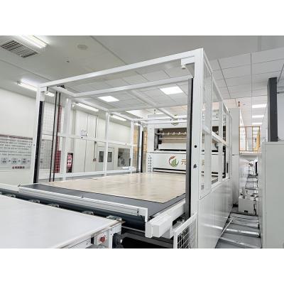 China Electric Thermal Film Laminating Machine for Solar Modules - 2400x5500mm Pressure Area, 30-180°C Temperature Range for sale