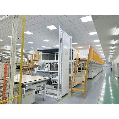 China Electric Driven Thermal Film Sheet Laminating Machine with 2400x5500mm Pressure Area and 45kW Peak Power for Solar Module Production for sale