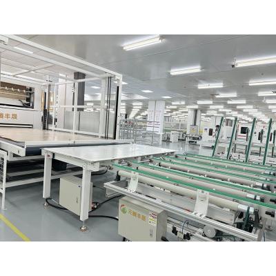 China Semi Automatic Solar Module Laminating Machine 2400x5500mm with ±1°C Temperature Control for 10-20BB Production for sale