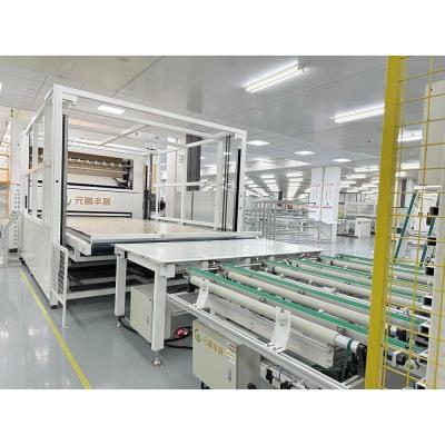 China Solar Module Laminating Machine 2400x5500mm Automatic Hot Press Production Line for PV Panel Manufacturing for sale