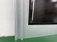 China 520W BIPV Solar Roof Tile - Fireproof Waterproof Stainless Steel Panel 2400x1314mm with 2400Pa Load Capacity for sale
