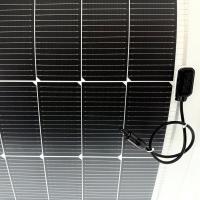 China 580W Flexible Solar Panel 23.8% Efficiency Crystalline Silicon BIPV Module Lightweight 9.1kg for sale
