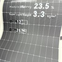 China 580W Transparent Flexible Solar Panel BIPV Module 2260x1219x3mm TOPCon Cell for sale