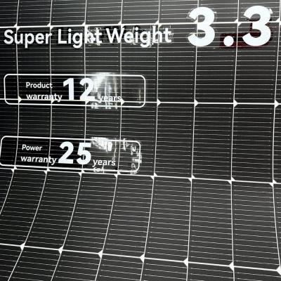 China 580W Flexible Solar Panel 23.8% Efficiency TOPCon Cell BIPV Module for Roof Material for sale