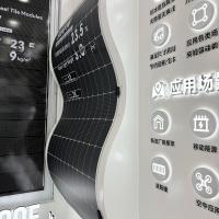 China 580W Flexible Solar Panel 23.8% Efficiency BIPV Module Lightweight 9.1kg for Roof Applications for sale
