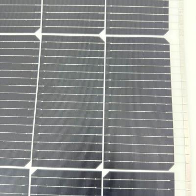 China Flexible 580W Soft Solar Panel BIPV Module TOPCon 144 Cells 2260x1219x3mm for Roof for sale