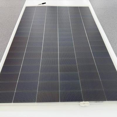 China 520W Flexible Solar Panel 1000V 1500V DC Soft Photovoltaic Module for RV Roof TOPCon Cell IP68 for sale
