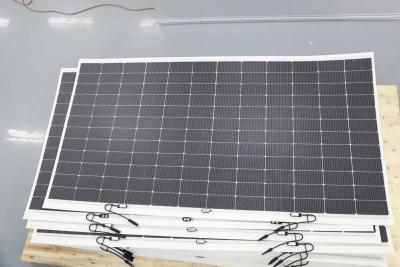China 580W 40V Semi-Flexible Solar Panel Monocrystalline for Marine RV Trailer Boat Cabin Van Car Uneven Surfaces for sale