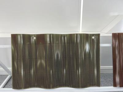 China BIPV 35W Curved Solar Roof Tile 685x420x9mm High Efficiency Photovoltaic Panel for Houses for sale