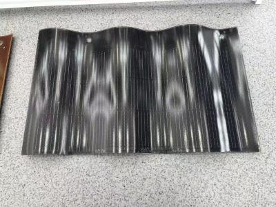 China BIPV Solar Roof Tiles 30W CIGS Thin Film Double Glass Shingle Panel 685x420mm 5.5kg for sale