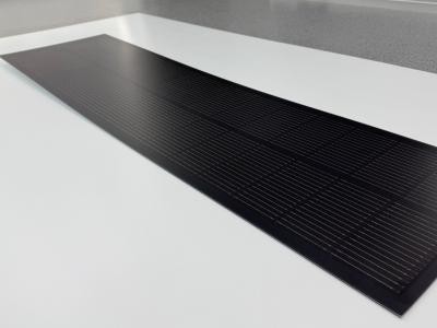 China 120W Flexible Bendable Shingled Solar Panel TOPCon 32 Cells 1545x425x3mm for Boat RV Off-Grid for sale