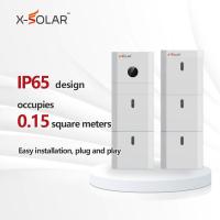 China 3.68-6kW Single Phase Integrated Solar Inverter with Energy Storage Cabinet | 16-20A Max Current, IP65 Protection for sale
