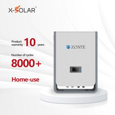 China 51.2V 100Ah Wall Mounted Home Energy Storage System with 5120WH Capacity and 6000+ Cycle Life for sale