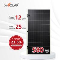 China X-Solar BIPV Flexible Solar Module 200W 480W 580W with 9.1kg Weight and 2400Pa Load Capacity for sale