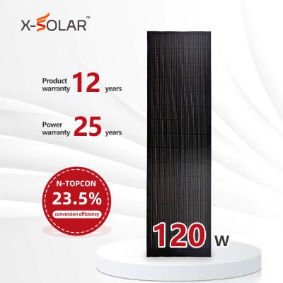 China 120W BIPV Solar Roof Tiles with TOPCon Cells - 1545x425mm Size, 2400Pa Load Capacity for Building Integration for sale